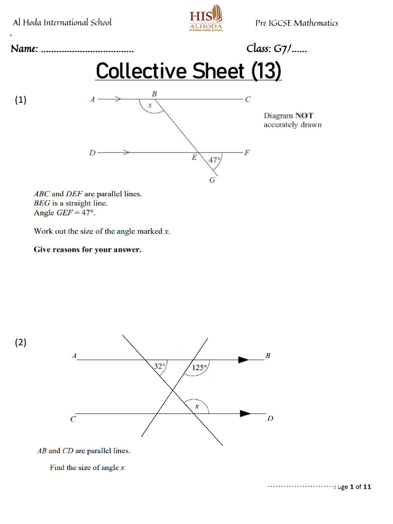 Collective Sheet G7 | PDF