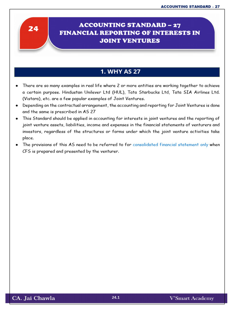 Joint Ventures Accounting Guide | PDF | Expense | Financial Statement