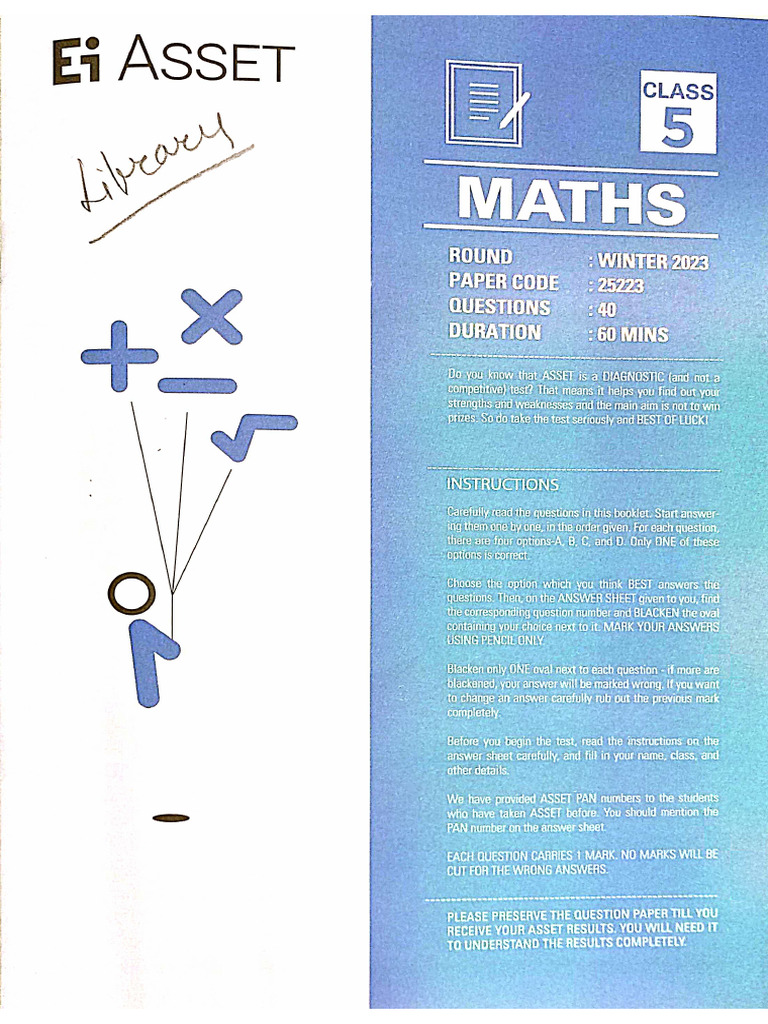 Std. 5 Maths 2023-24 - 2 | PDF