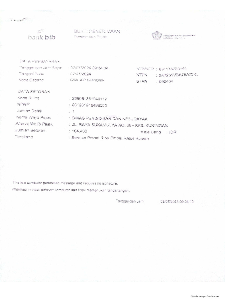 BPP PPH 23 Mei 2024 SDN 1 Cibingbin | PDF