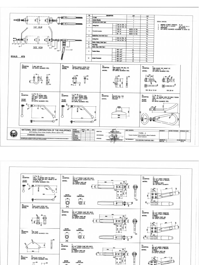 NGCP TL Hardwares and Fittings | PDF