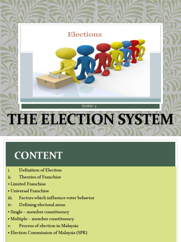 Election Systems and Voter Behavior | PDF | Voting | Electoral District