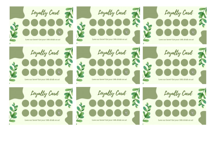 Loyalty Card 2 | PDF