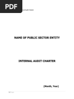 Internal Audit Activity Charter Example | PDF | Internal Audit | Audit