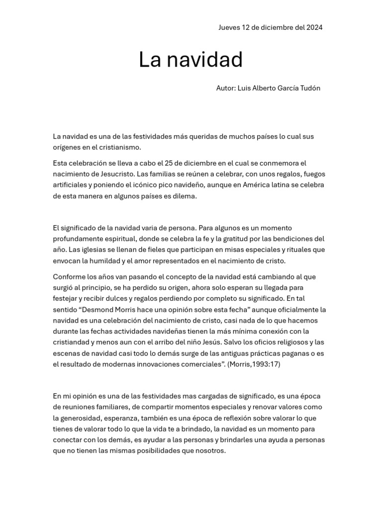 La Navidad | PDF | Navidad