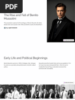 Mussolini's Fascism: Primary Sources | PDF | Benito Mussolini | Fascism