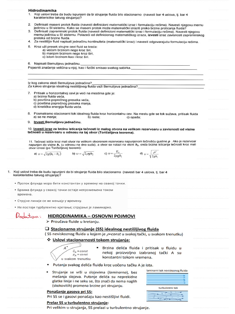 2hidrodinamika fklk2 Odg | PDF