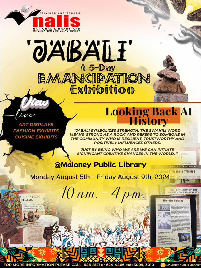 Jabali - A 5 Day Emancipation Exhibition Flyer 2024 | PDF