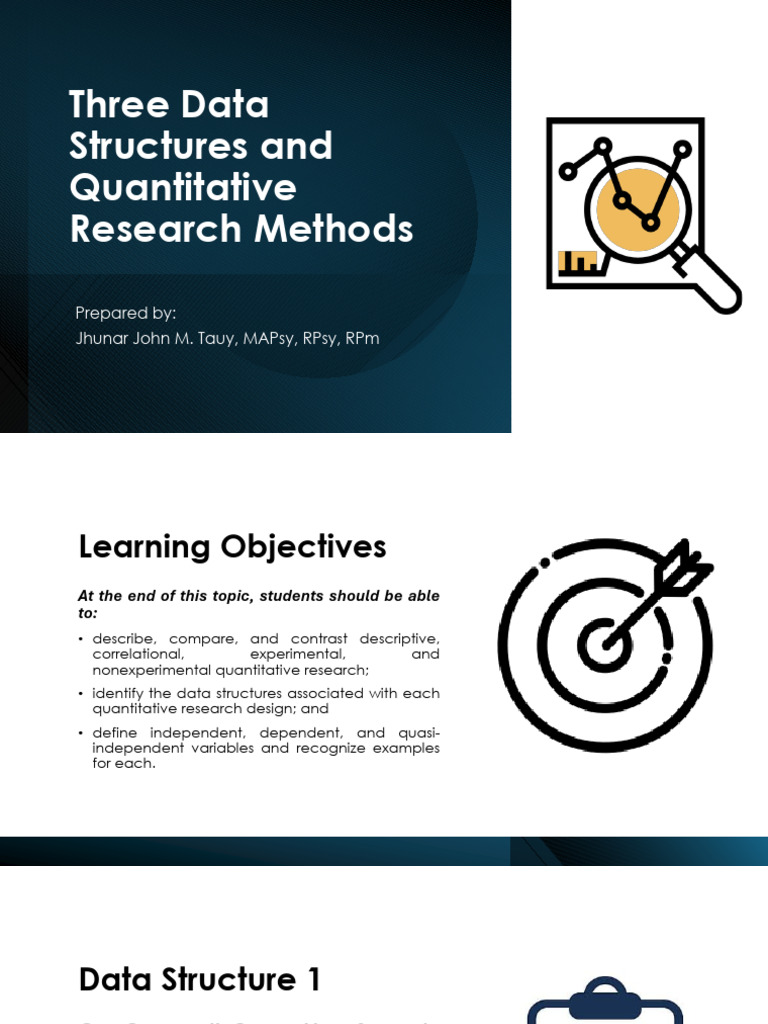 1.2. Three Data Structures and Quantitative Research Methods | PDF | Psychological Resilience ...