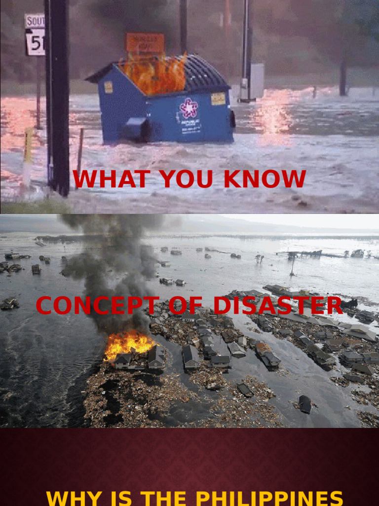 1 Concept of Disaster | PDF | Natural Disasters | Hazards