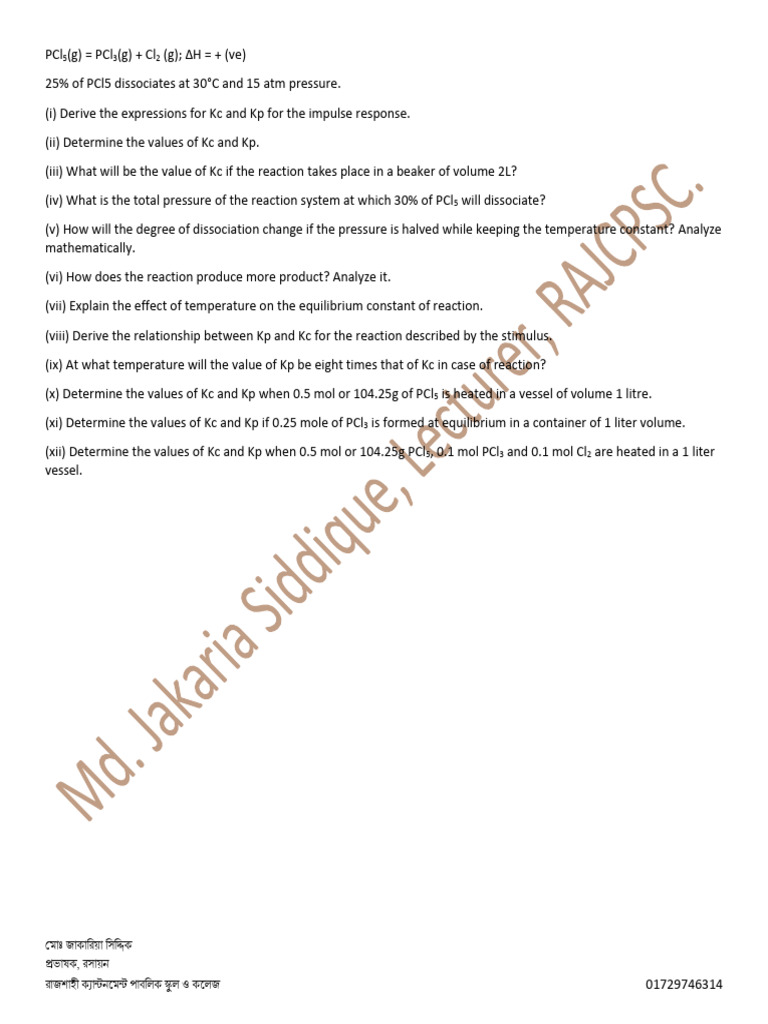 Extra Class KP and KC Math (EV) | PDF