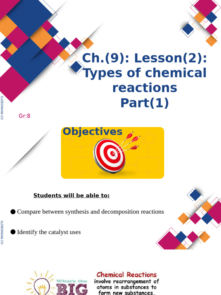T2 - W1 - Types of Chemical Reactions Part (1) Updated | PDF | Chemical ...