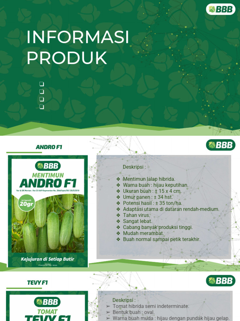 Informasi Produk Horti | PDF