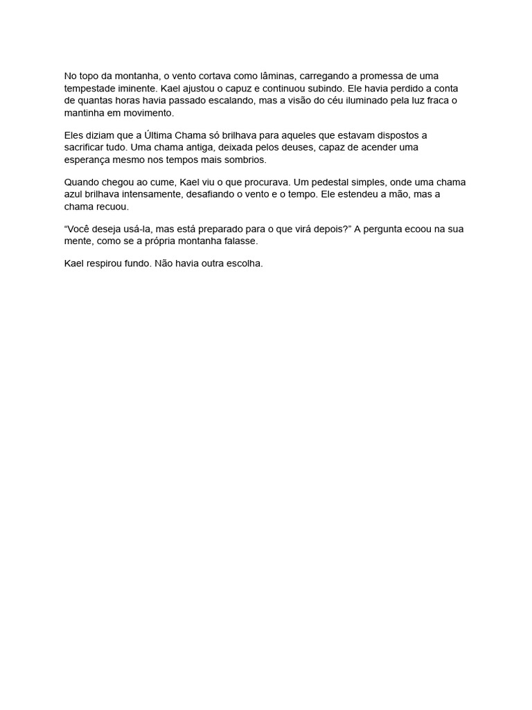 A Última Chama | PDF