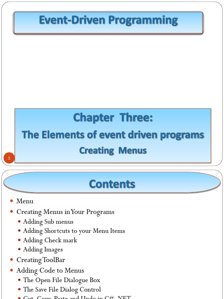 Chapter 3a | PDF | Keyboard Shortcut | Menu (Computing)