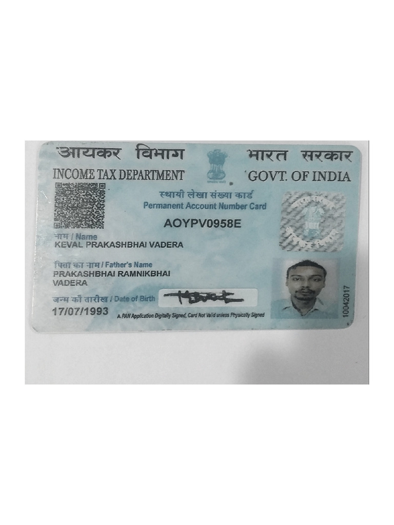 1 Pan Card | PDF
