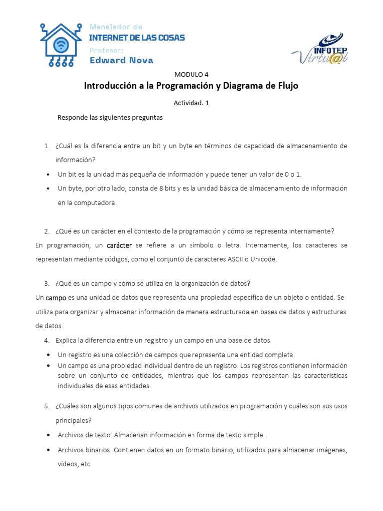 m4 Actividad 1 Modulo4 | PDF | Archivo de computadora | Poco