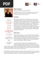 Maya Angelou Life Quiz | PDF | Maya Angelou