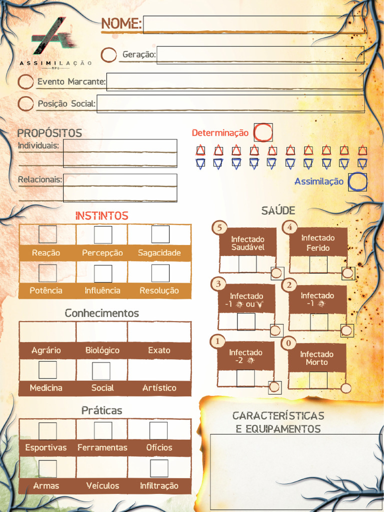 AS Ficha Geral Cor V0.1 | PDF
