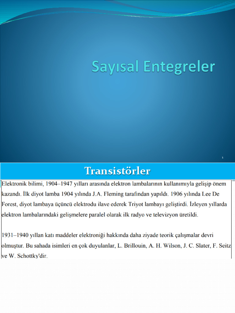 7-Sayısal Entegreler | PDF
