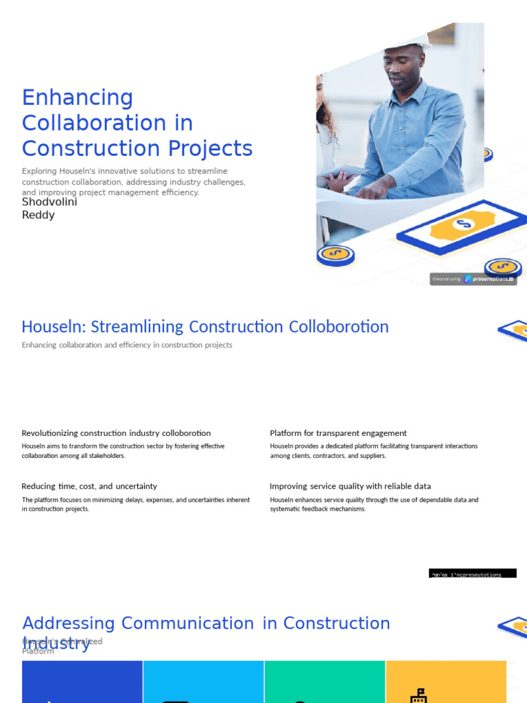 Project Seminar on HouseIn Streamlining Construction Collaboration ... Project Seminar on HouseIn Streamlining Construction Collaboration ...