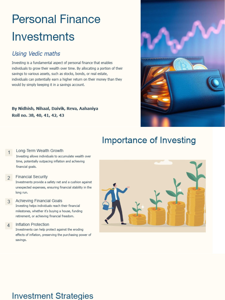 IKS-Personal Finance Investments | PDF | Investing | Diversification ...