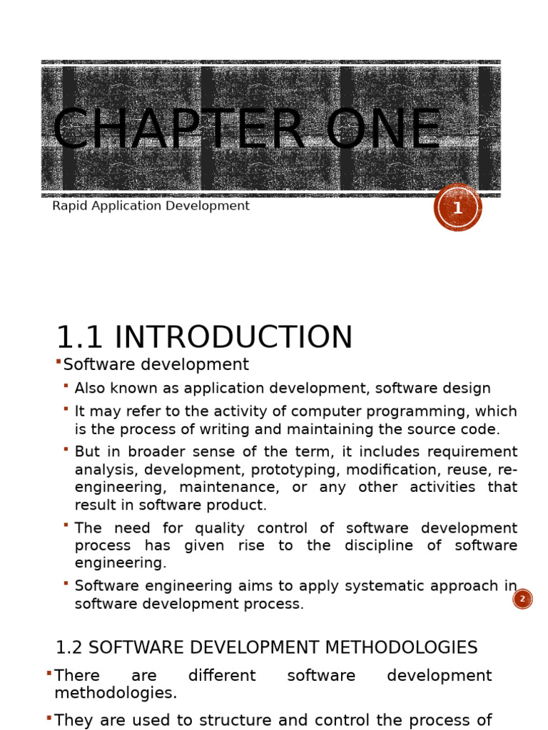Event de Prog Chapter 1 - Software Development | PDF | Software Development Process | Computer ...
