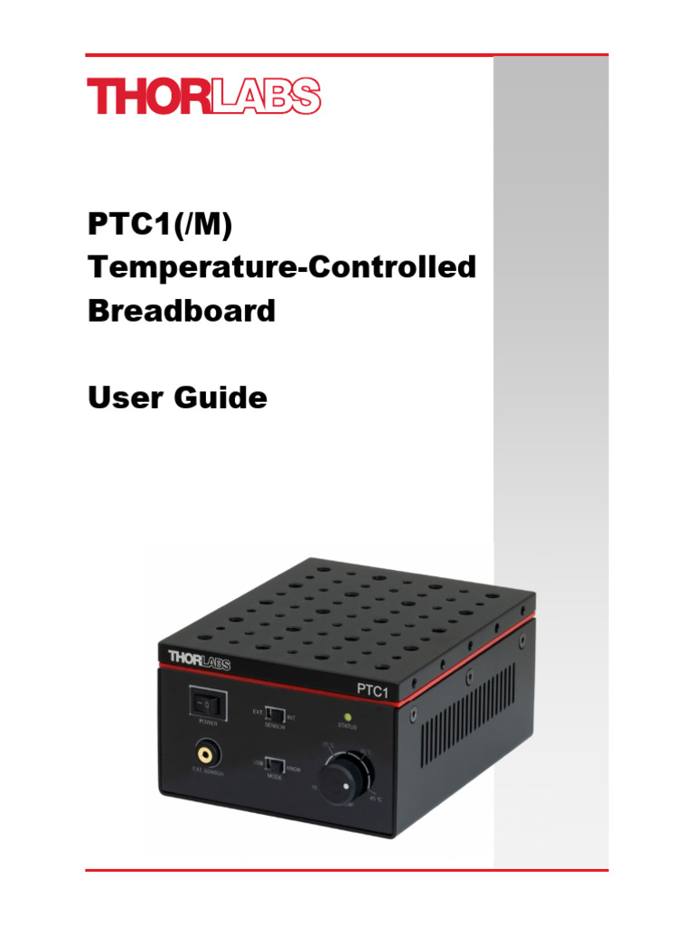 PTC1 Manual | PDF | Electronics | Electricity