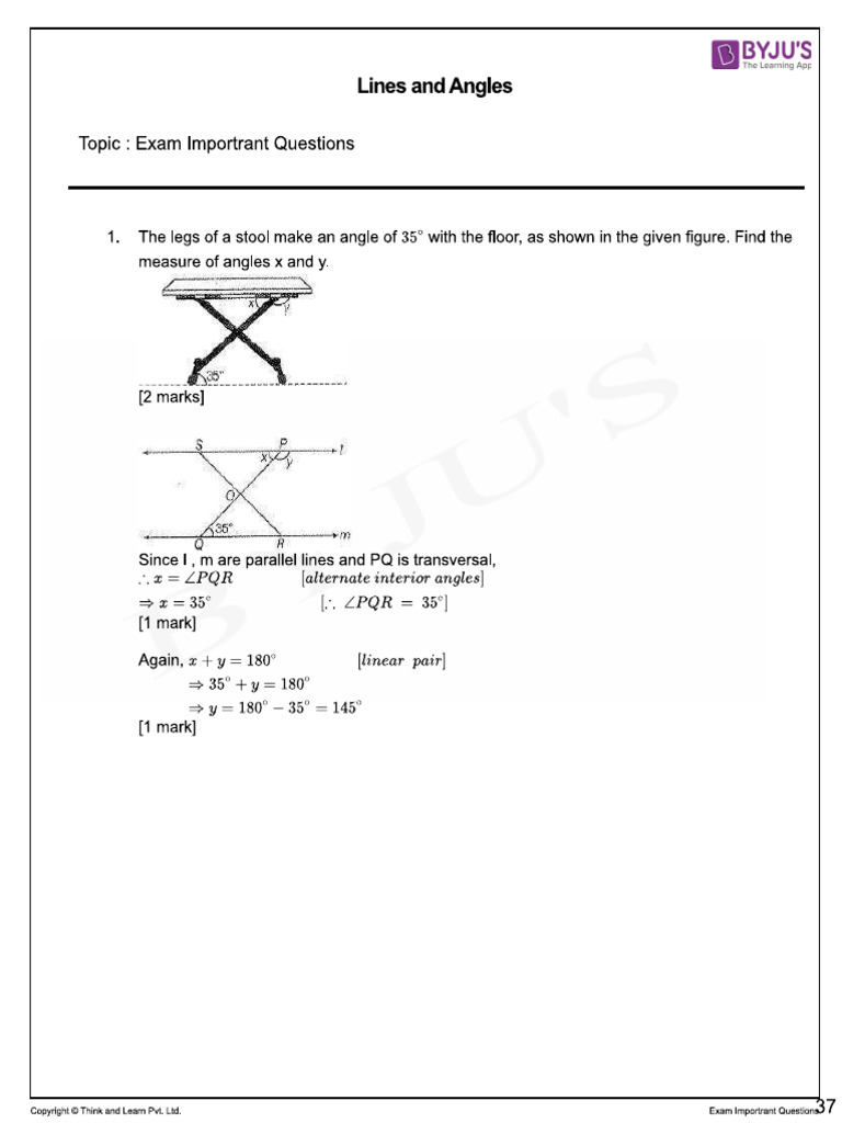 lines and angles | PDF