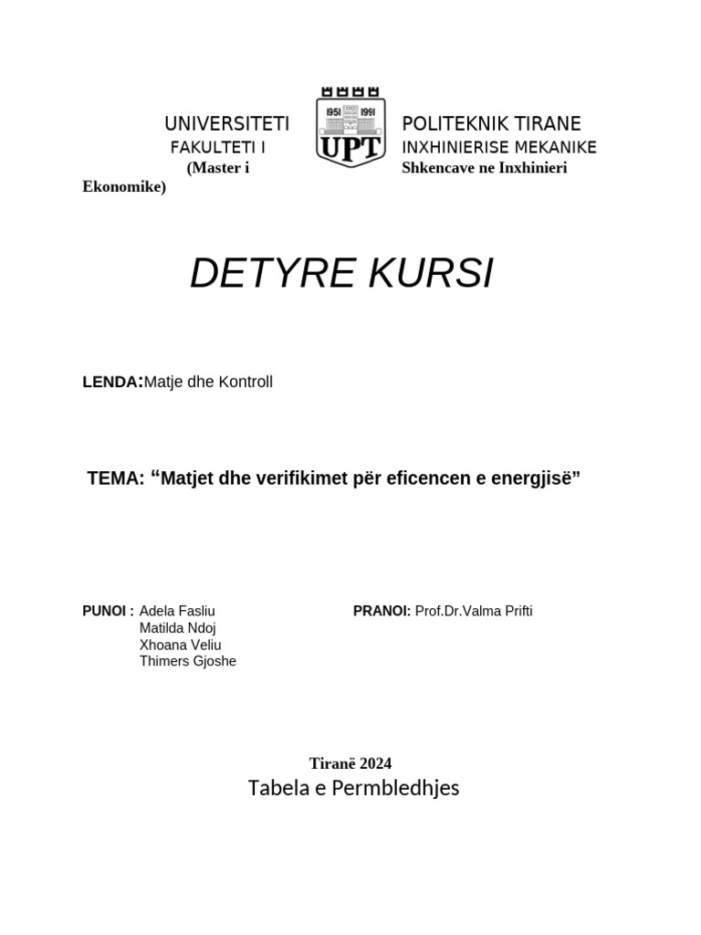 Matjet Dhe Kontroll (Shqip) | PDF
