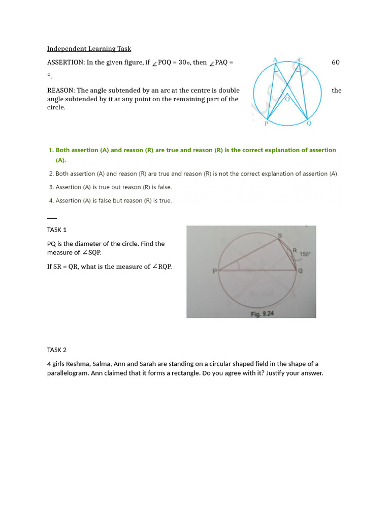 Grade 9 - TASK | PDF