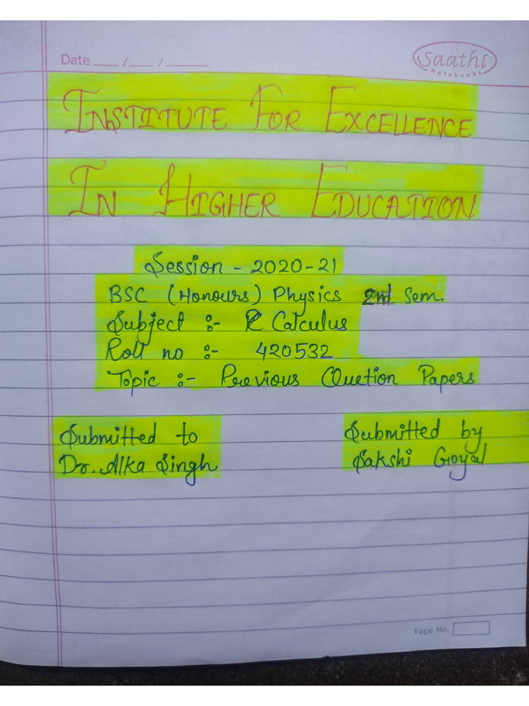 420532-Sakshi Goyal- ODE Assignment | PDF 420532-Sakshi Goyal- ODE Assignment | PDF