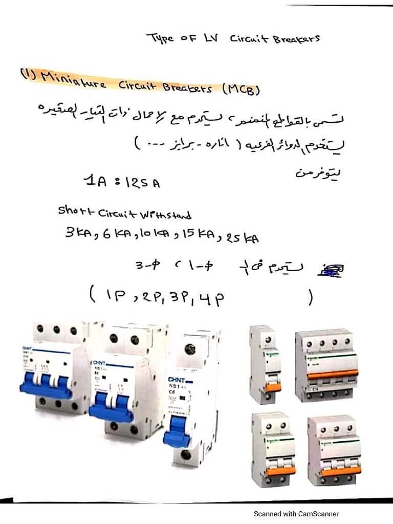 Cables and circuit breakers sizing | PDF