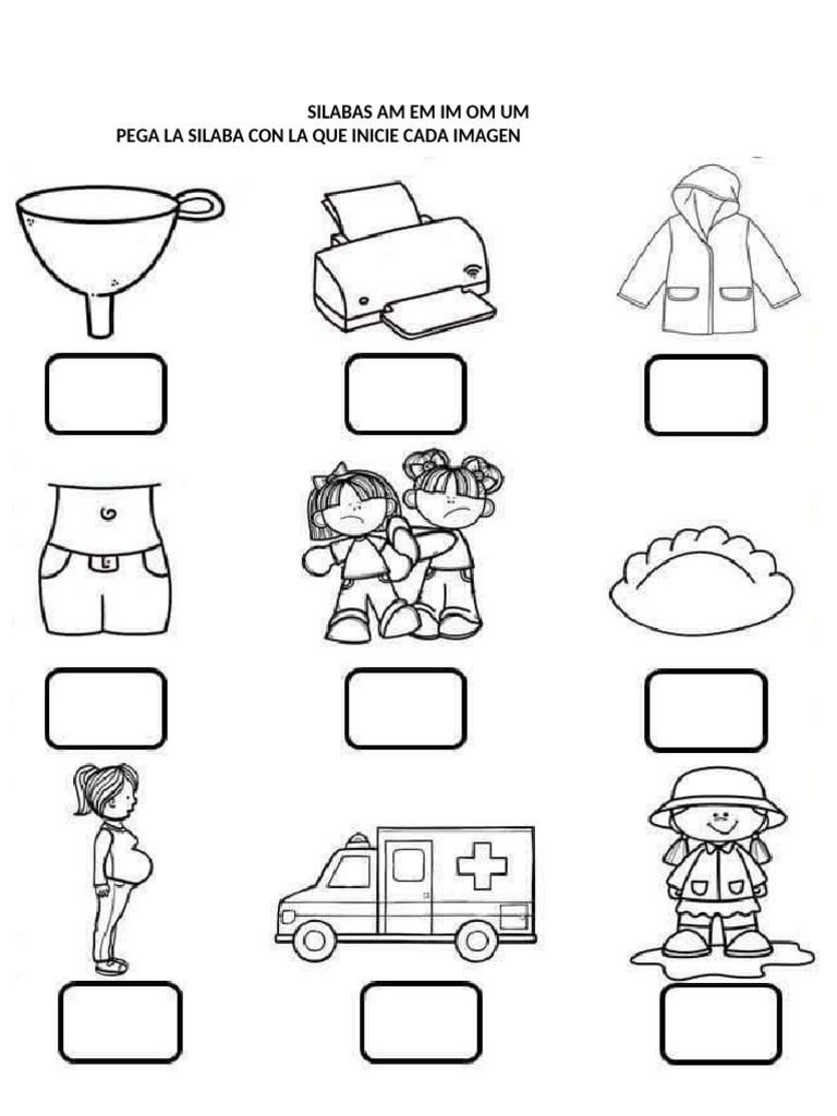 Inversas SILABAS AM EM IM OM UM | PDF