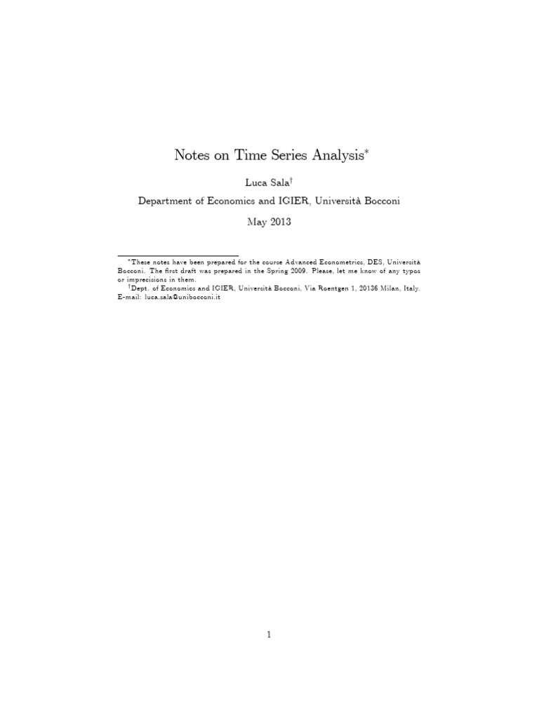 Time Series DES 3 5 201320130514143106 | PDF | Eigenvalues And ...