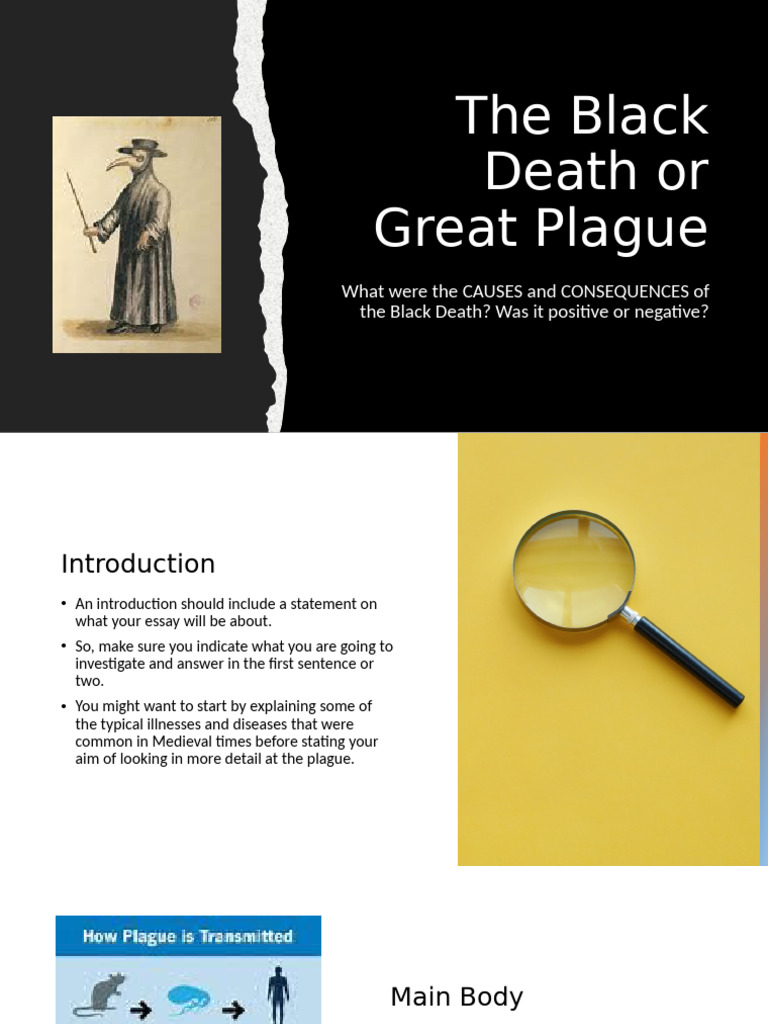 The Black Death or Great Plague | PDF