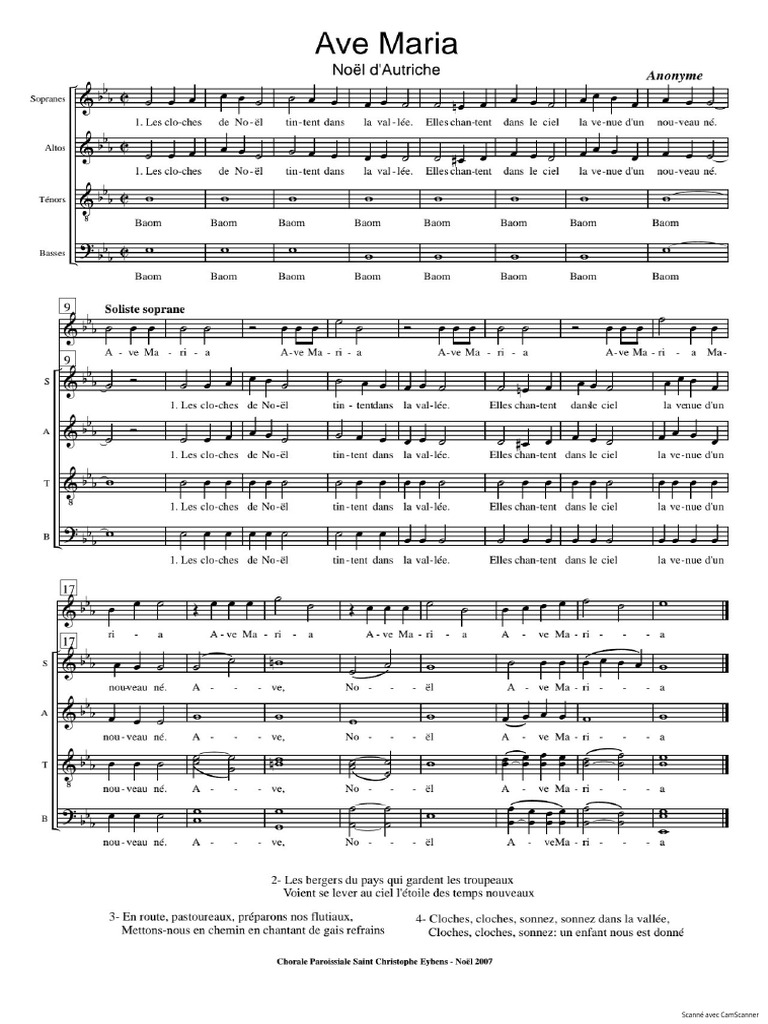 Ave Maria Noel Autriche | PDF