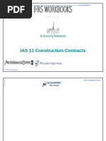 IND AS 11: Construction Contracts Guide | PDF | Revenue | Income Statement