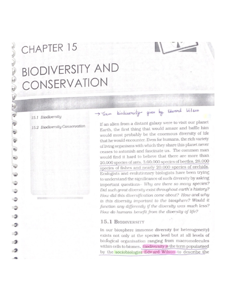 biodiversity and conservation | PDF