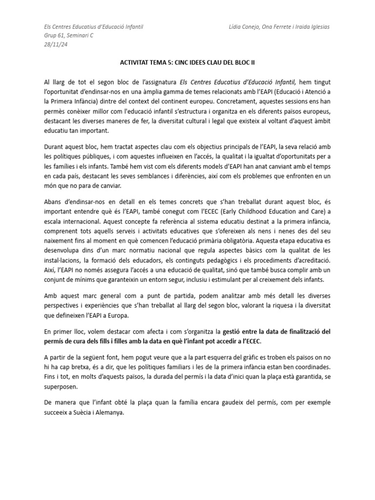 5 Idees Clau - Bloc II | PDF