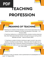 The Teaching Profession MODULE | PDF | Teachers | Learning