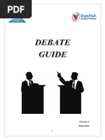 Debate Roles Explained | PDF