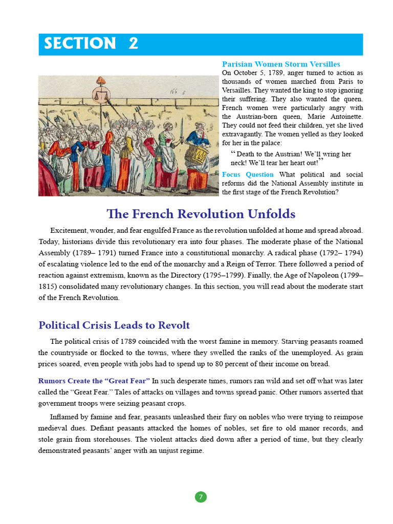 Sec 3 History (Part 1)Section 2 | PDF | French Revolution | Marie ...