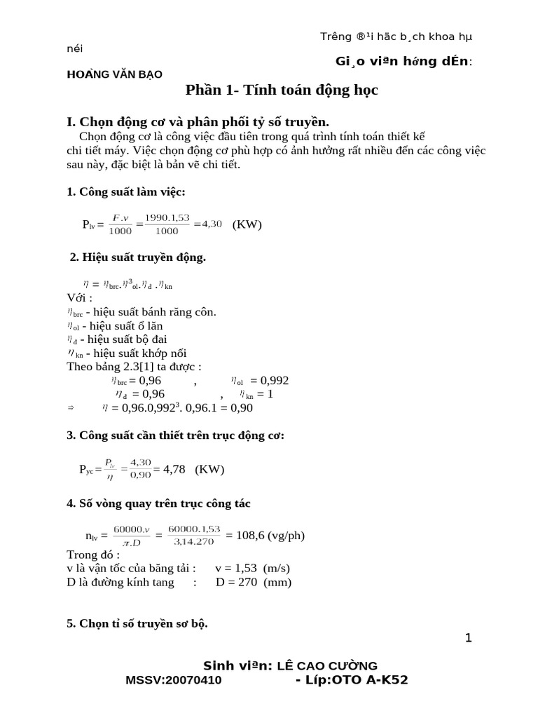 Thuyet Minh - Le Cao Cuong | PDF