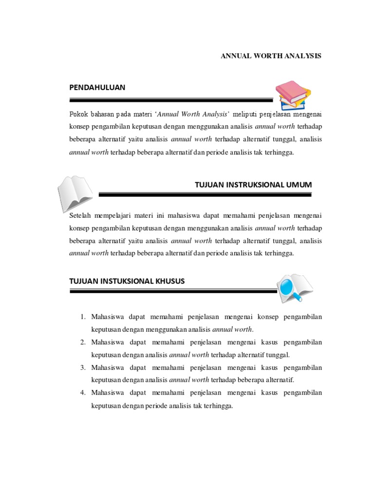 Annual Worth Analysis - EkTek | PDF