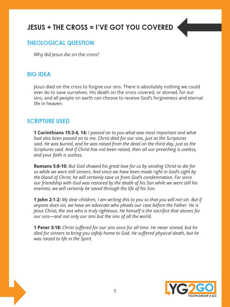 Jesus + The Cross I Ve Got You Covered | PDF | Jesus | Sin
