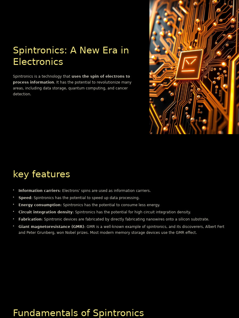 Spintronics A New Era in Electronics | PDF | Materials Science ...