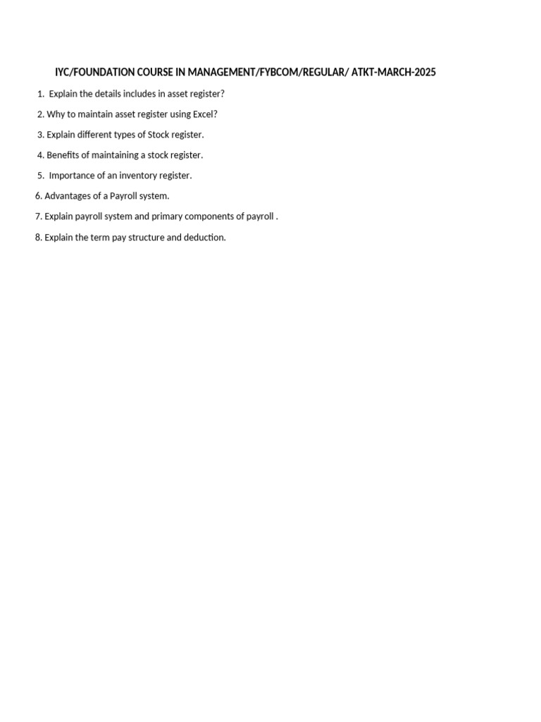 Management Basics for FYBCom Students | PDF