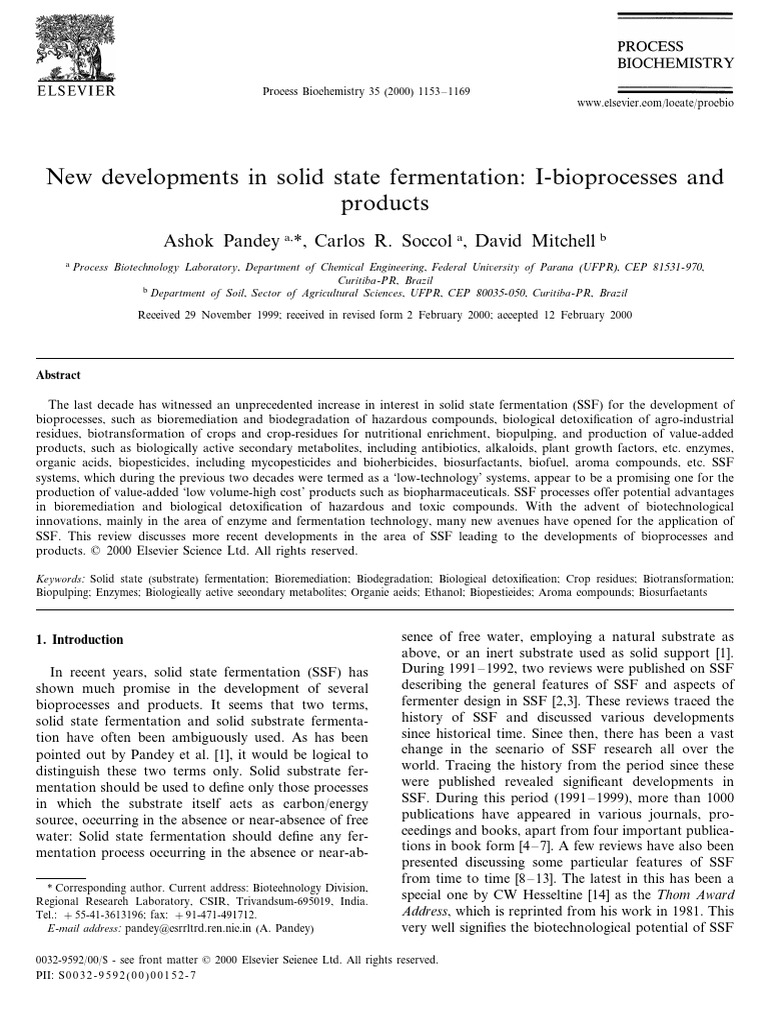Pandey 2000 | PDF | Mycotoxin | Fungus