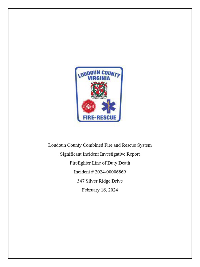 Silver Ridge Drive Significant Incident Report (SIR) | PDF ...